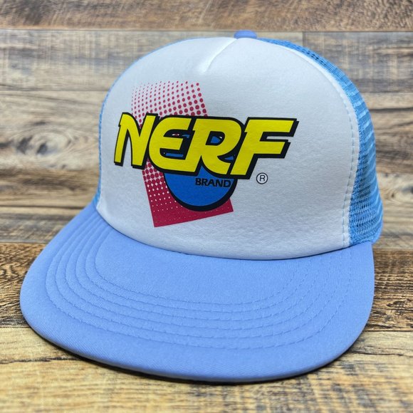 Unbranded | Accessories | Vintage Nerf Mens Trucker Hat Baby Blue ...